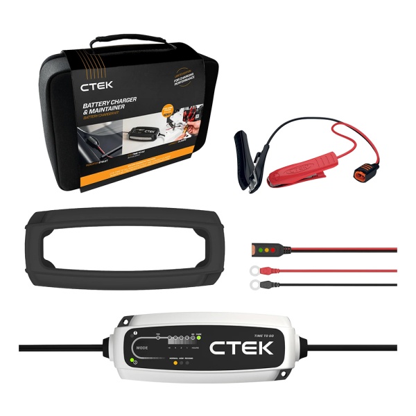 CTEK Time To Go Battery Charger Kit - 540-687 - raceparts.com