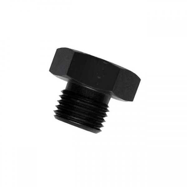 Goodridge Male Port Plugs Black - AN814DBK - raceparts.com