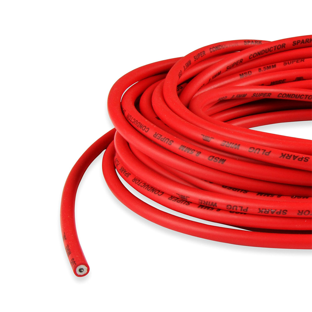 MSD 8.5mm Super Conductor Wire Red - 34029 - race-parts.com