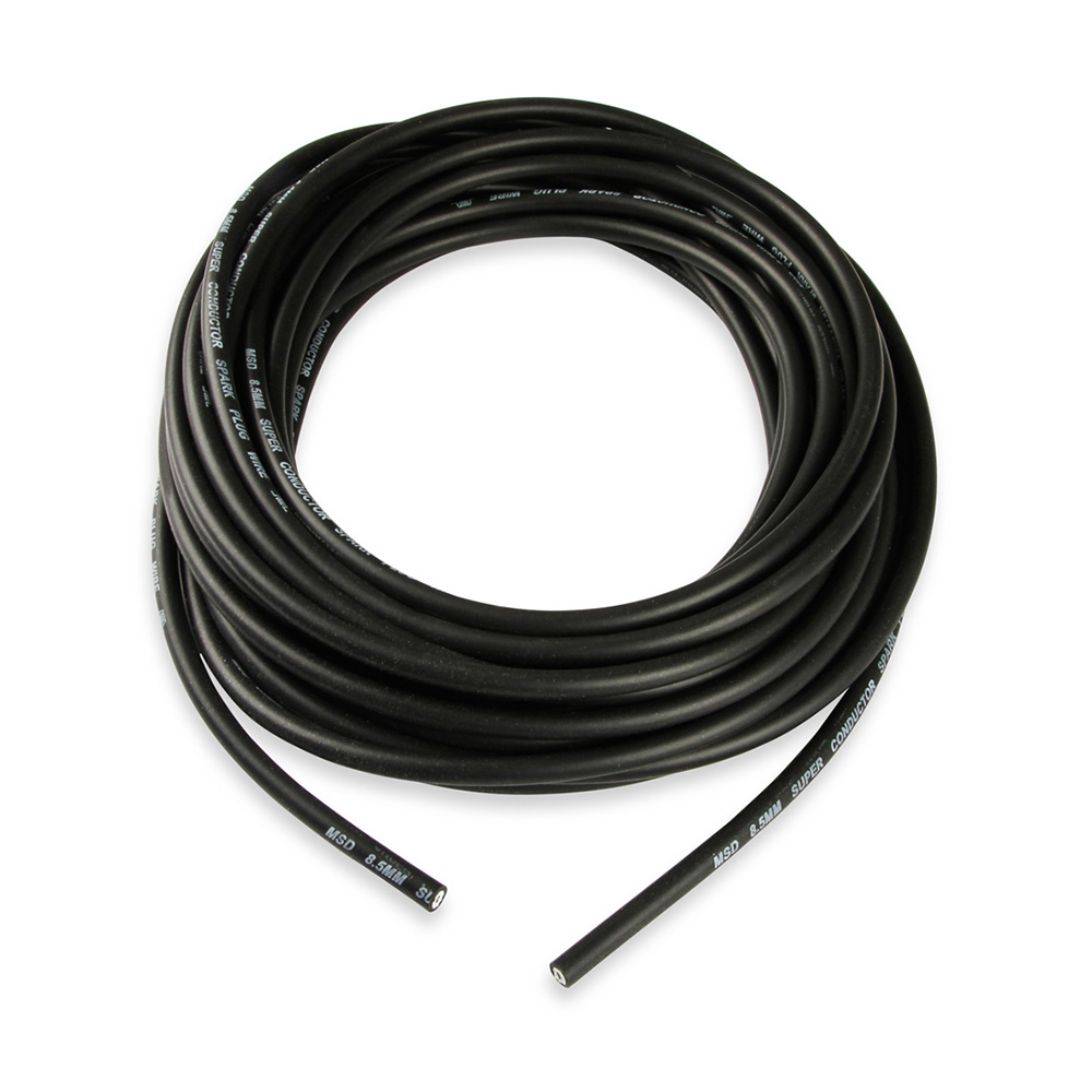 MSD 8.5mm Super Conductor Wire Blk - 34053 - raceparts.com