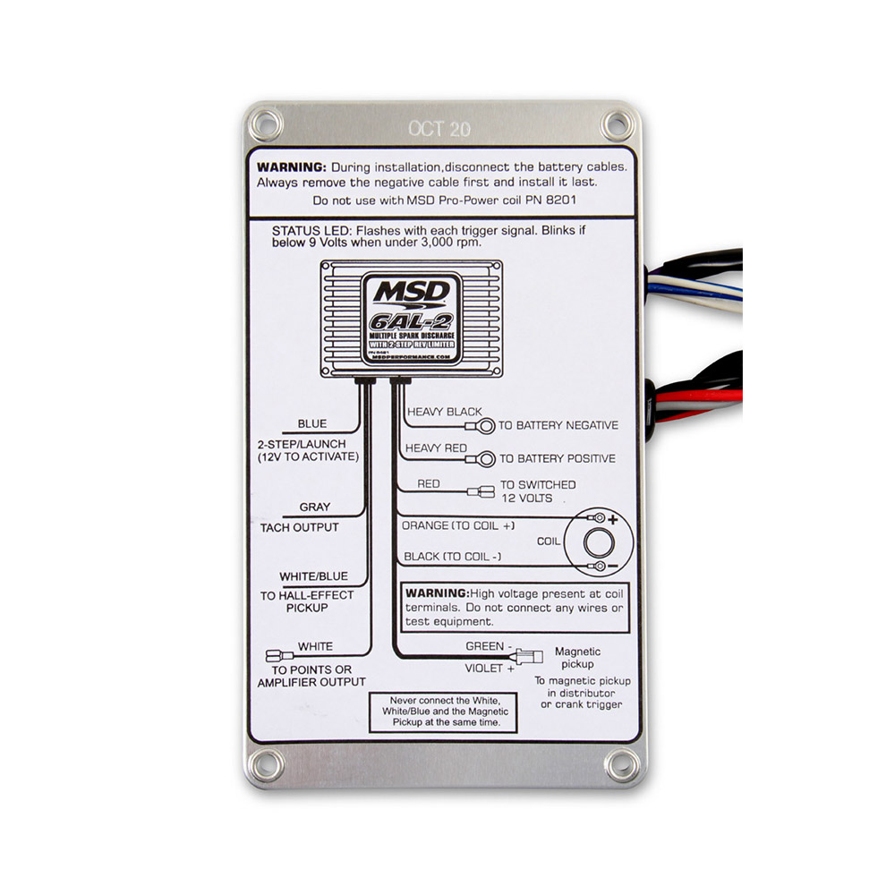 MSD Digital 6AL-2 Ignition Control - 64213 - raceparts.com