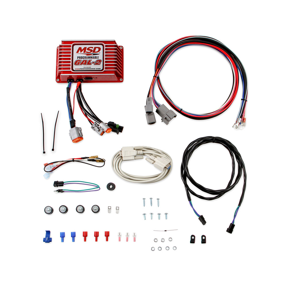 MSD 6AL-2 Programmable Ignition Red - 6530 - raceparts.com