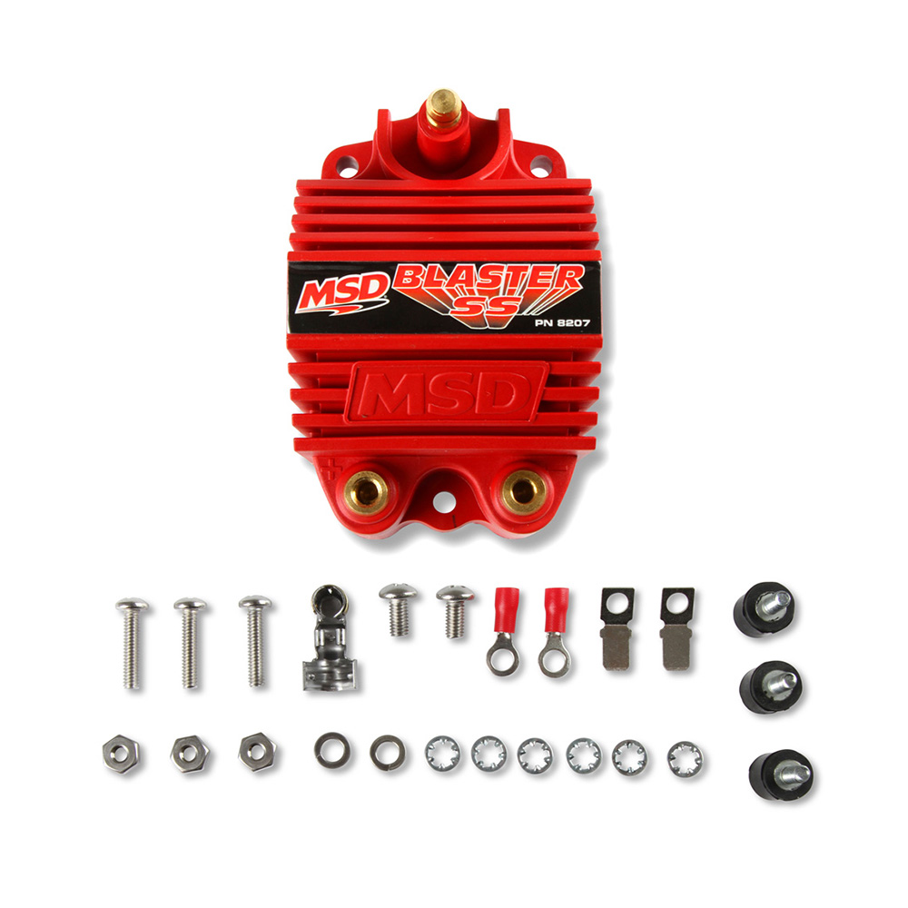 MSD Blaster SS Ignition Coil Red - 8207 - raceparts.com
