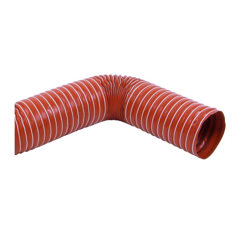 Revotec Flexible Red Silicone Ducting - 25R - raceparts.com