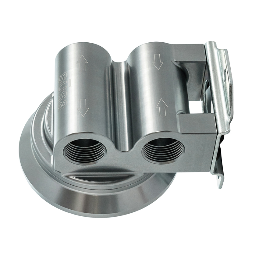 Susa Remote Billet Filter Stand - 18-RFHU92 - raceparts.com