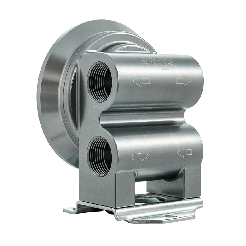 Susa Remote Billet Filter Stand - 18-RFHU92 - raceparts.com