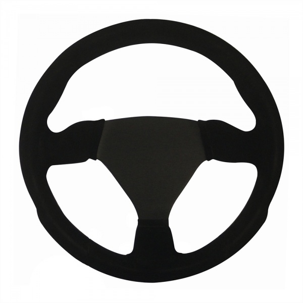 Racetech 300mm Flat Steering Wheel - RTSW2BS - race-parts.com
