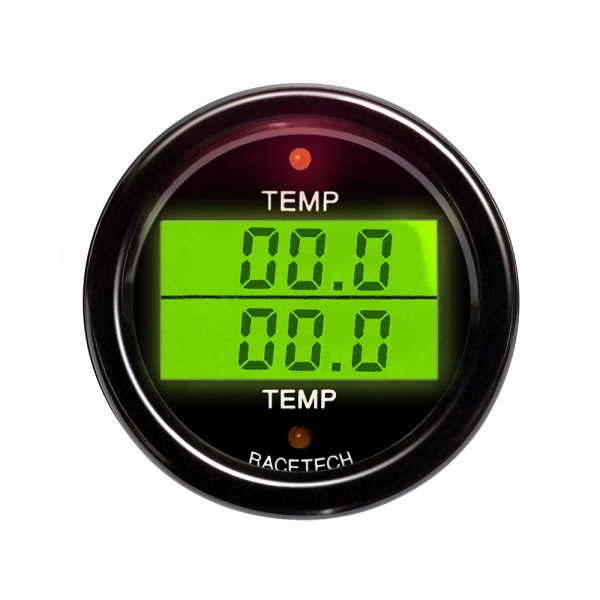 Buy Racetech Dual Temperature Gauge - DG210 - raceparts.com