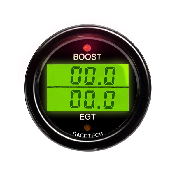 Racetech Dual Boost and EGT Gauge - DG211 - raceparts.com