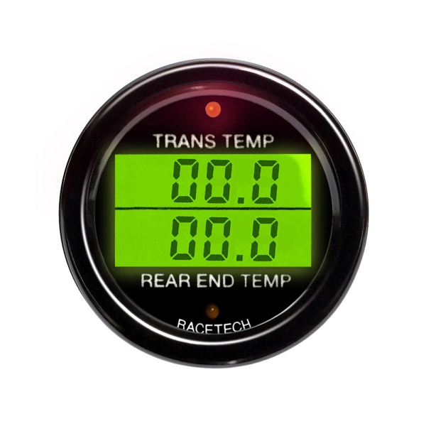 Racetech Trans Rear End Temp Gauge - DG214 - race-parts.com