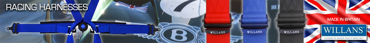 Willans Race and Rally Car Safety Harnesses - raceparts.com